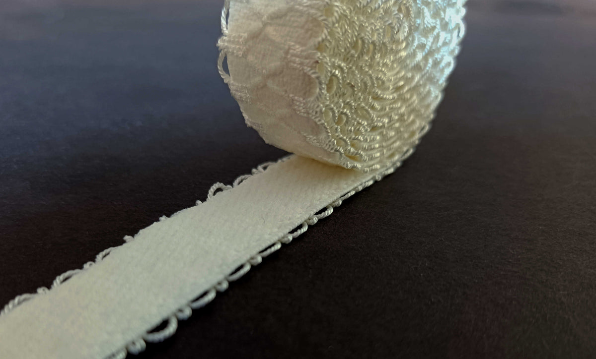 Bra Making/ Strap Elastic. Decorative Embroidered. 16mm | 5/8 inch Wid ...